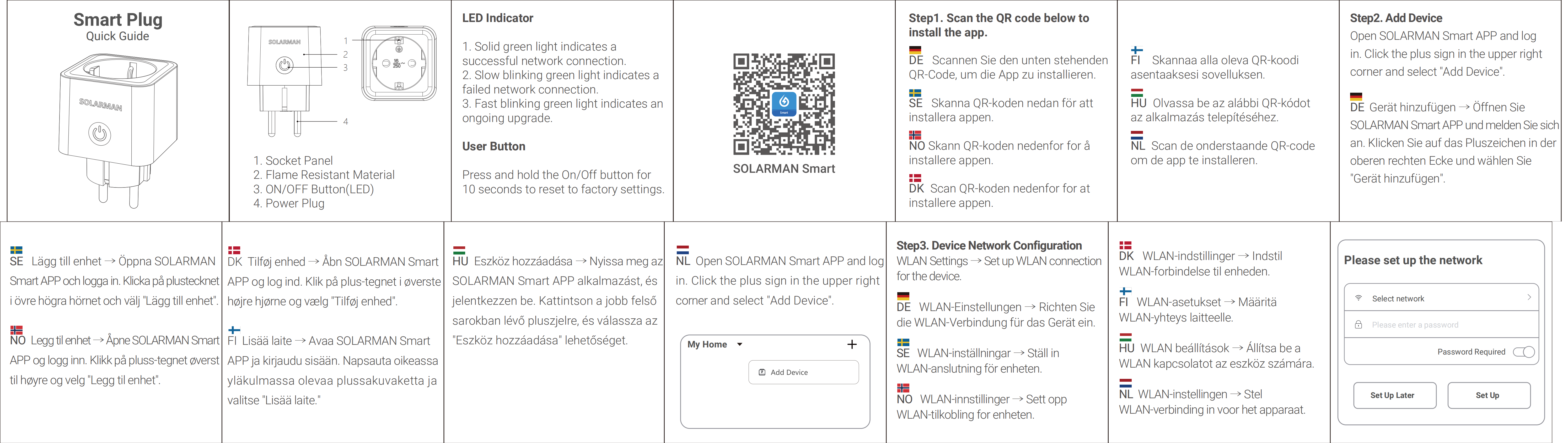 Quick Installation Guide for SP-2W-EU Smart Plug (SOLARMAN Smart)
